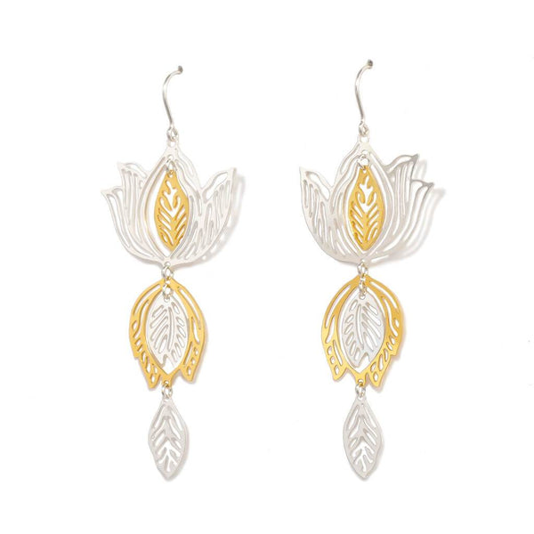 Lotus Earrings - 2 - Alucik
